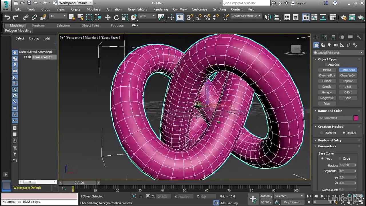 3ds Max Tutorial - Standard and extended primitives - YouTube