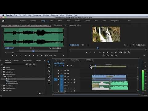 How to Add Audio Transition using Crossfade Effects#Adobe Premiere Pro Video Editing Masterclass ...