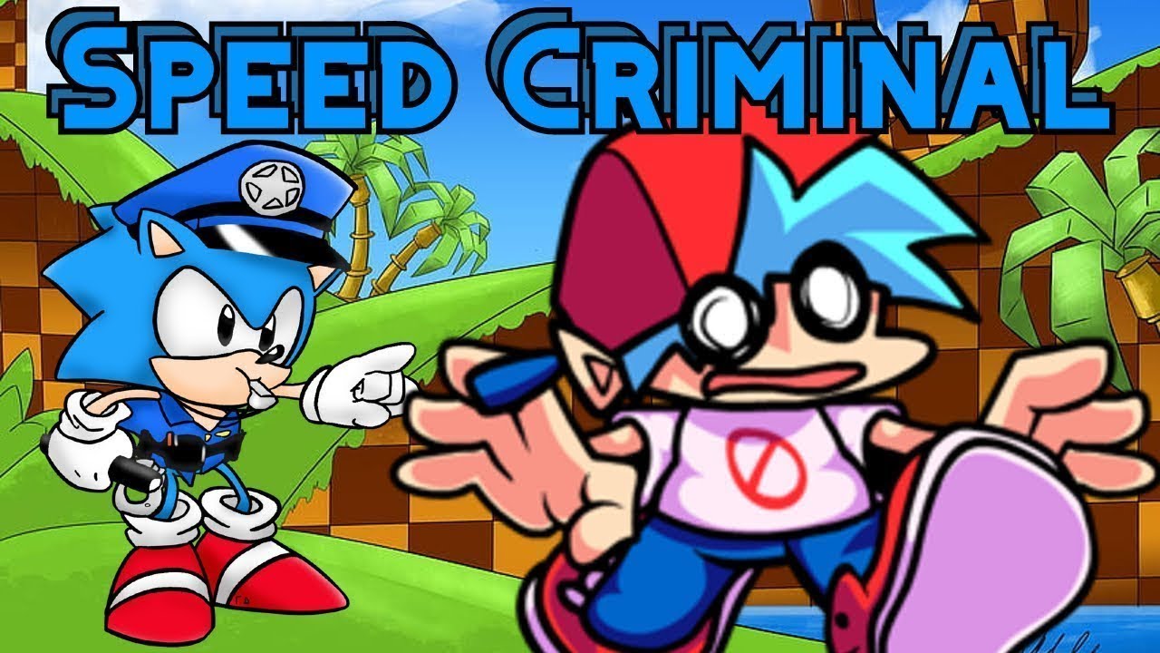 FNF Speed Criminal (Officer warden sonic vs BF) - YouTube