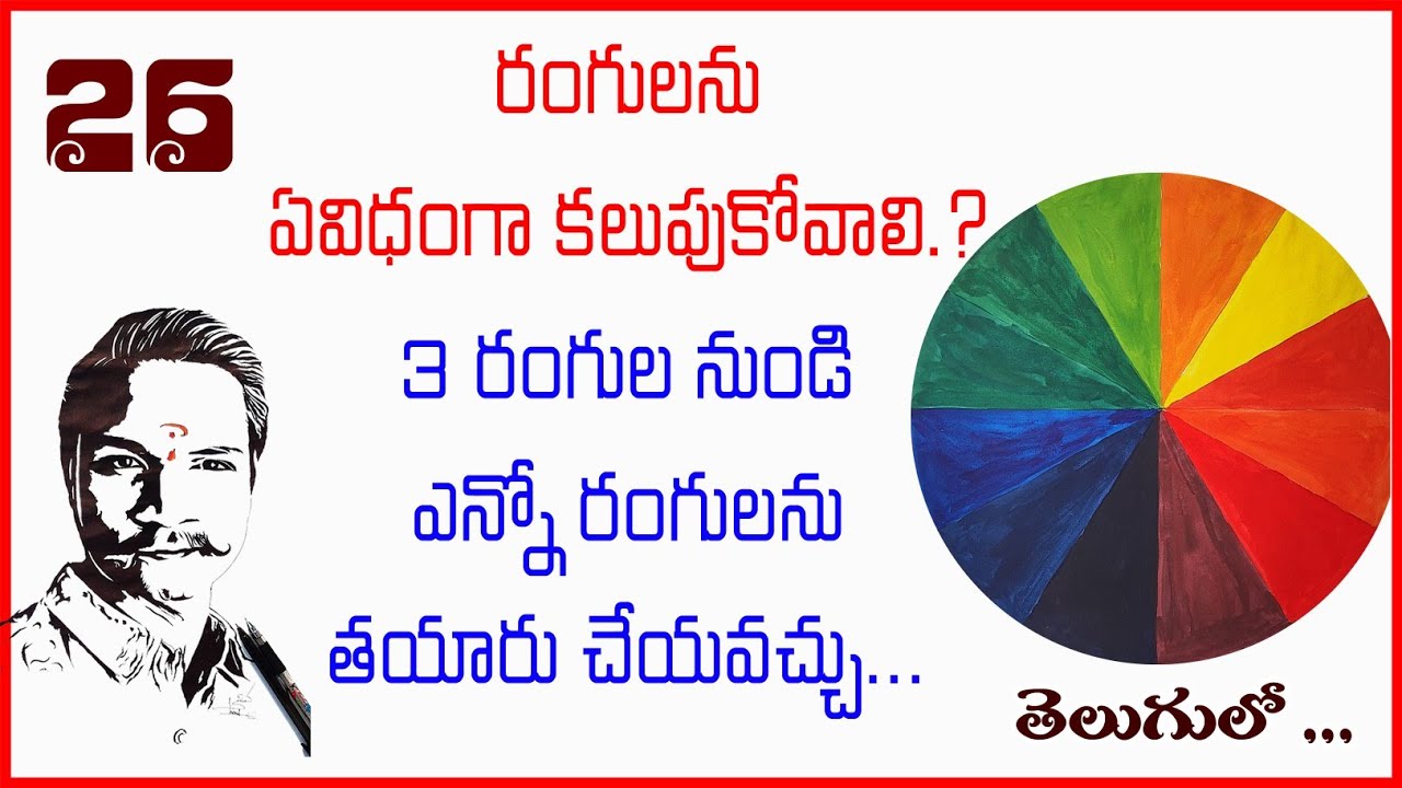 how to colour mixing. How to Draw a Colour Wheel using 3 Primary ...