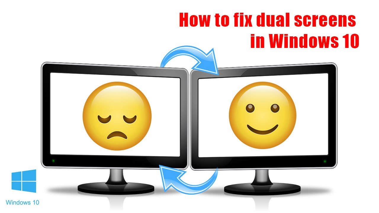 How to move your second monitor in Windows 10. And how to make a ...
