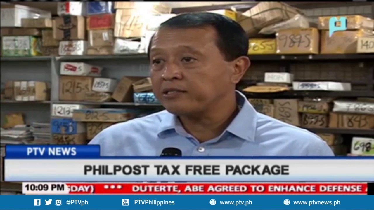 PHILPOST tax free package - YouTube
