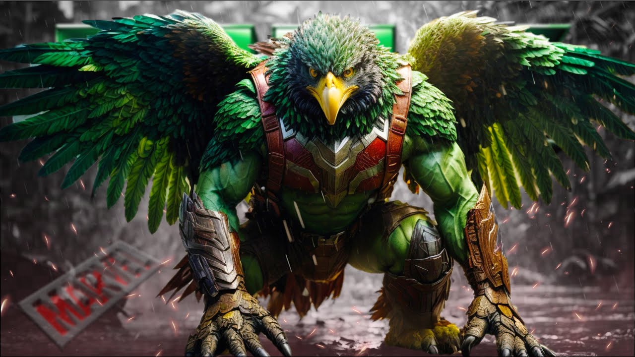 MARVEL DC Super Heroes But Become Ferocious EAGLE Animals in Their ...