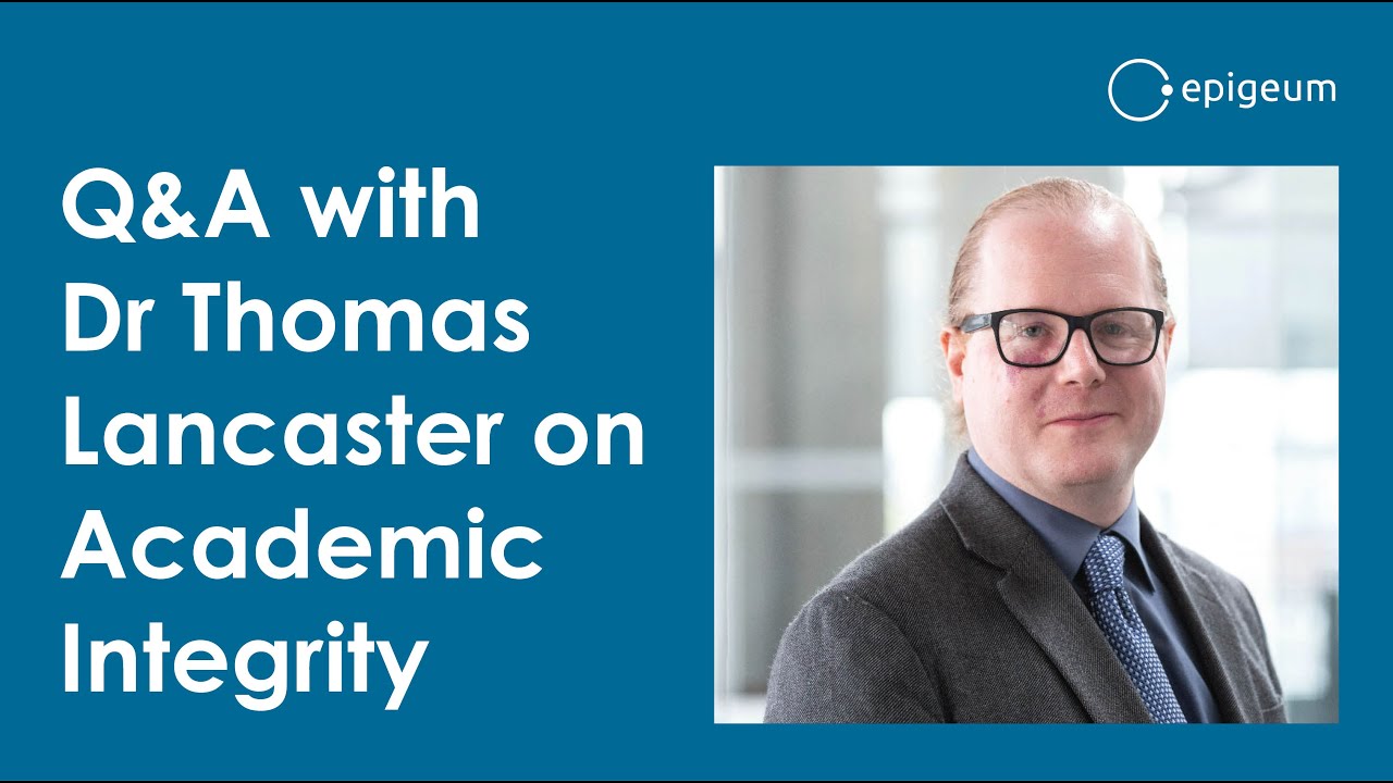 Academic Integrity Q&A with Lead Advisor Dr Thomas Lancaster - YouTube