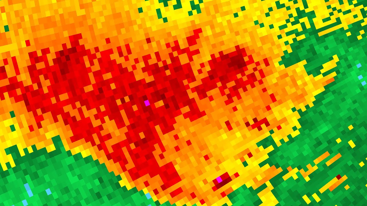 2021 Ensign, Kansas Supercell Radar Loop - YouTube