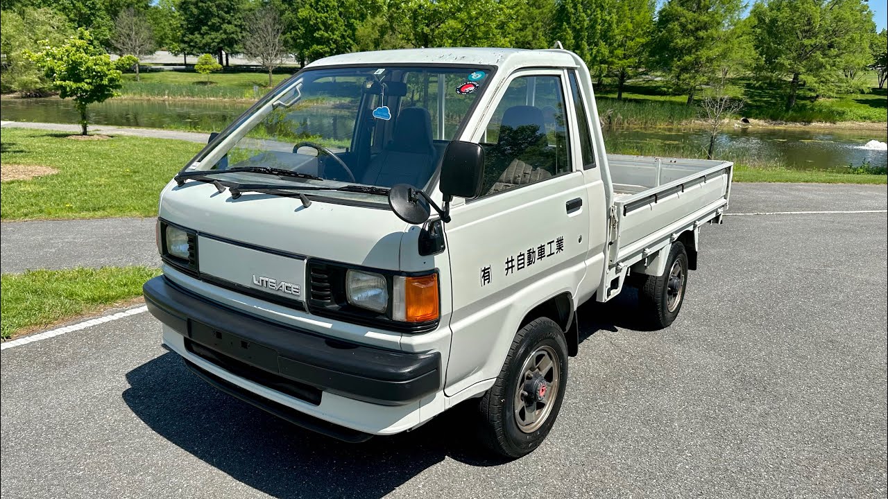 1991 TOYOTA LITEACE YM60 - GASOLINE - 4X4 - JDM - Walk Around - YouTube