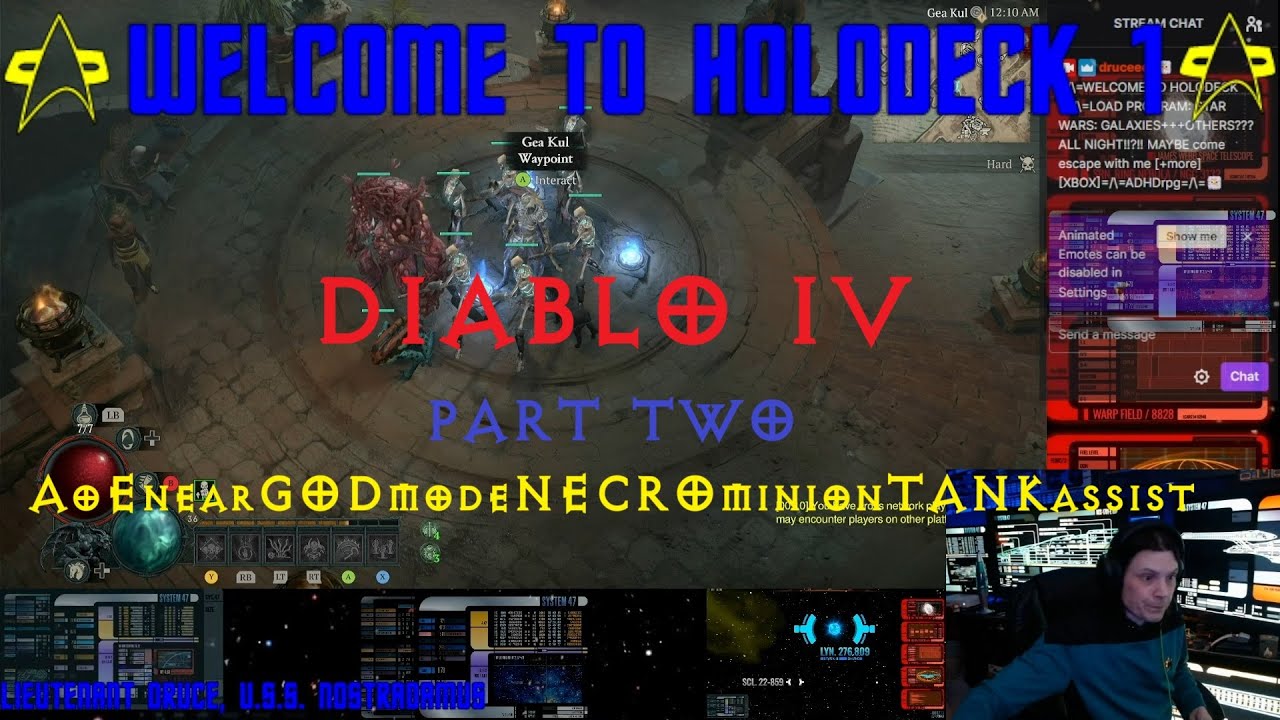 HOLODECK 419 G0TaMINUTE? COMPUTER LOAD PROGRAM: DIABLO IV-HARDMODE Come ...