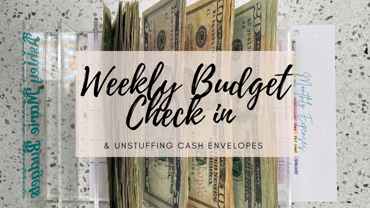 Weekly Budget Check in | How much did we spend this week? - YouTube