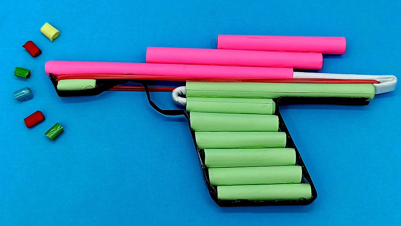 How To Make Paper Weapons That Shoots Paper Bullet Origami Pistol how-to-make-paper-weapons-that-shoots-paper-bullet-origami-pistol