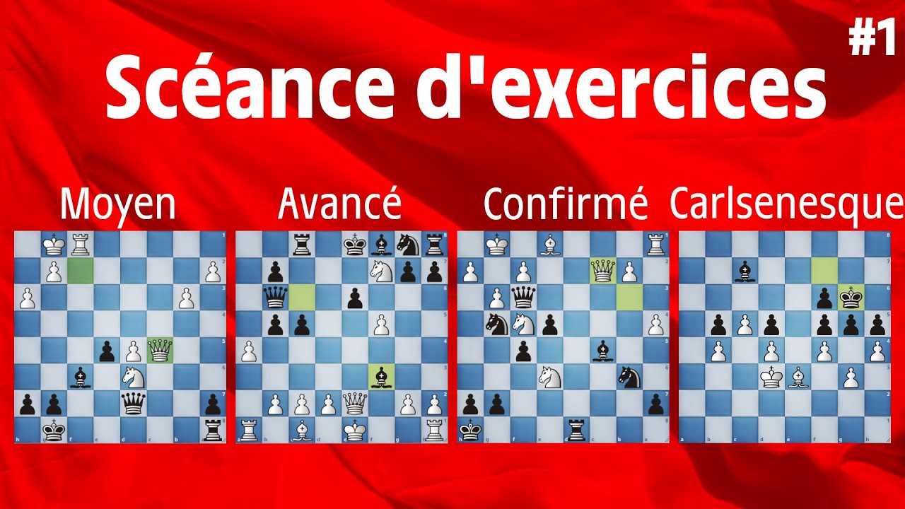 Les bonnes méthodes de calcul aux échecs - Exercices #1 - YouTube