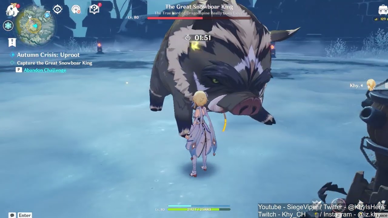 HUGE BOAR KING SECRET BOSS! | New Sumeru Region! 100% [ Part 124 ...