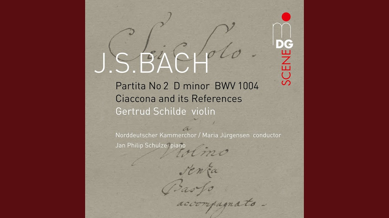 Partita No. 2 for Violin, Piano and Choir in D Minor, BWV 1004: No. 5 ...