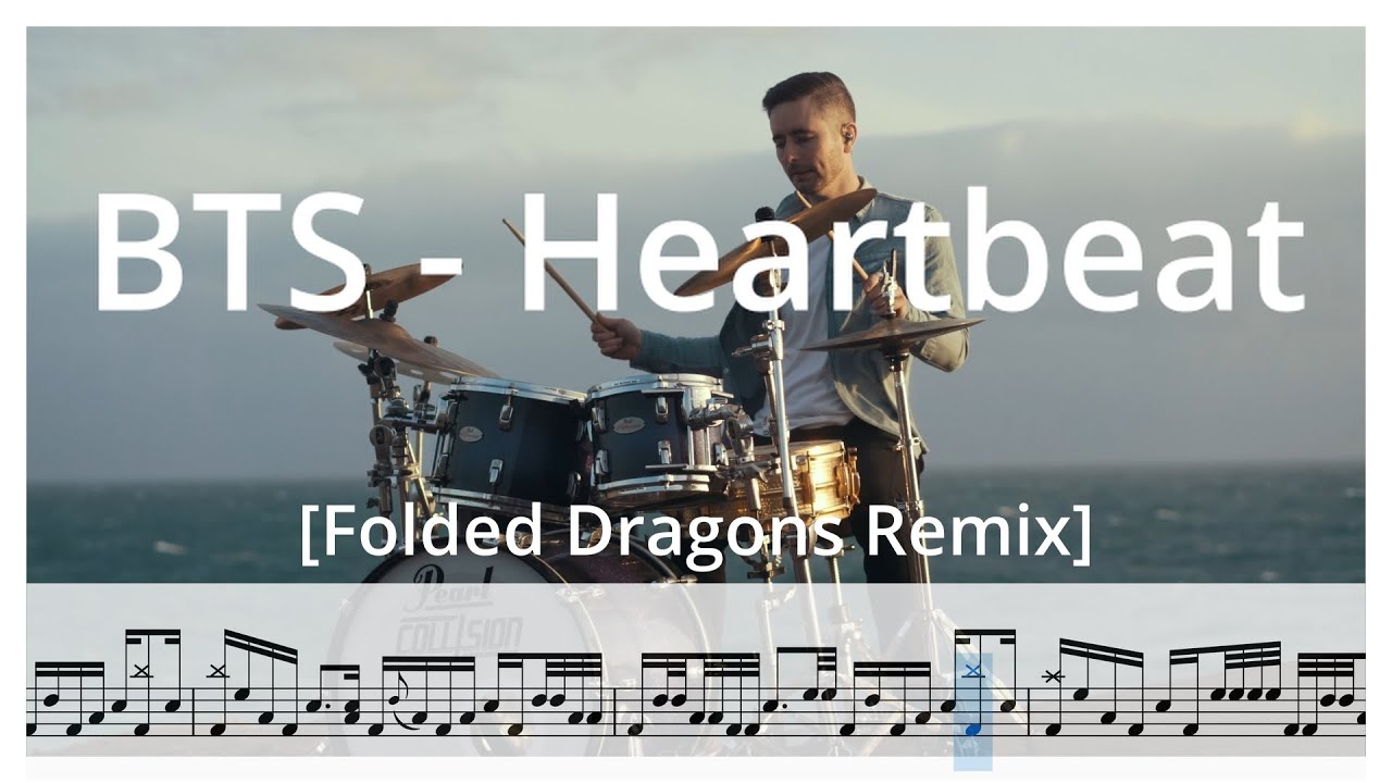 BTS - HEARTBEAT Drum Cover | FULLY NOTATED - YouTube
