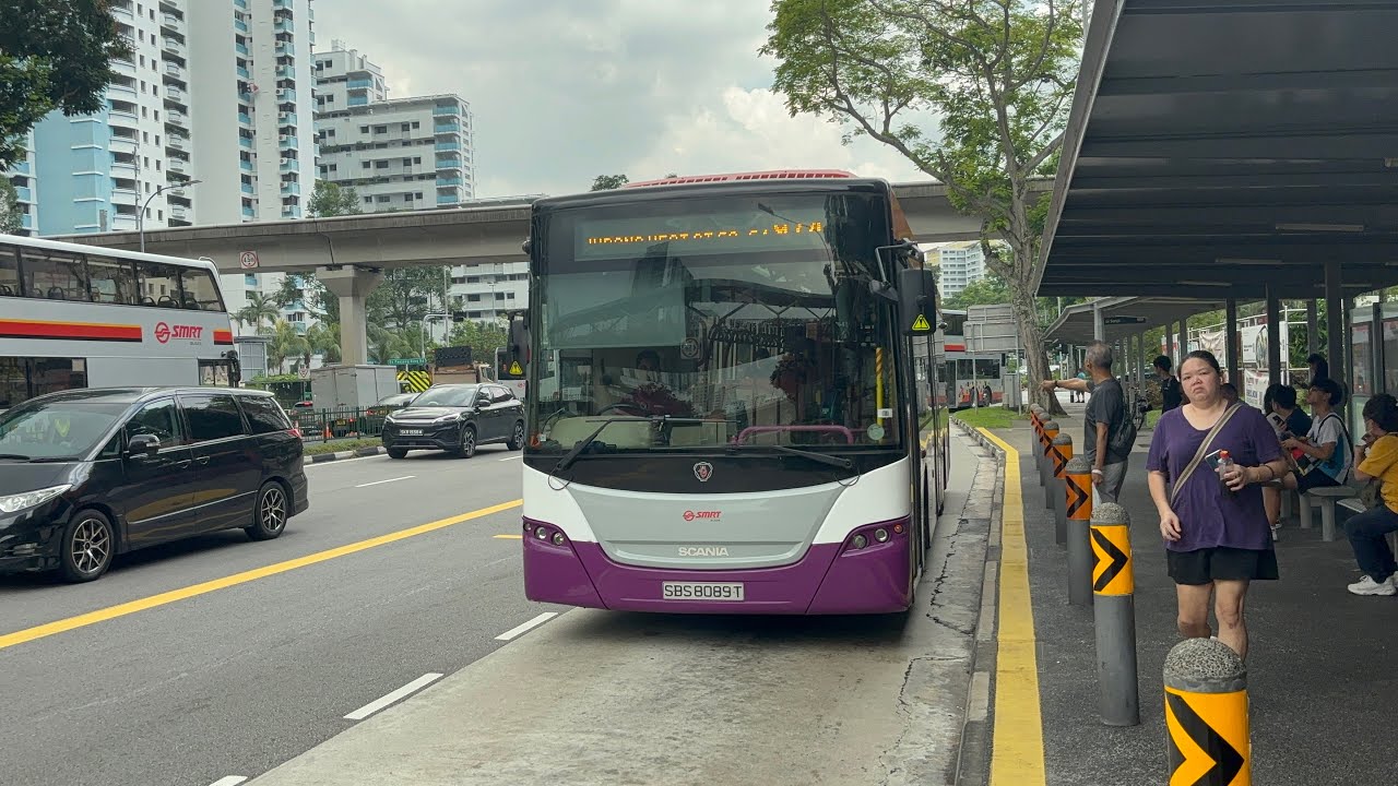 SMRT Buses Scania K230UB (Euro 4 Batch 1) SBS8089T on Service 974 - YouTube