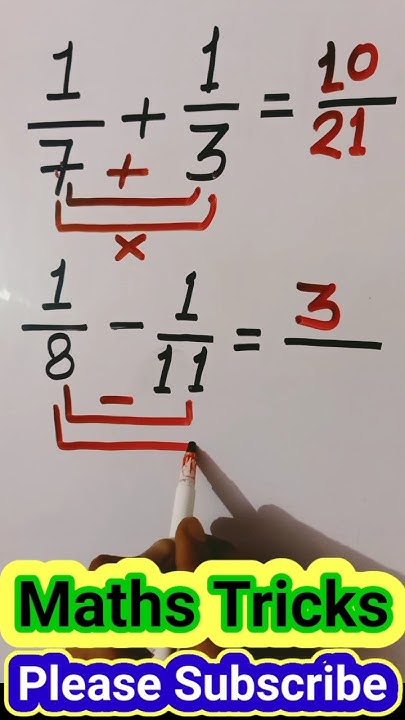 ||Nice Addition fraction trick||youtubeshorts||viralshots||shortsfeed||shorts - YouTube