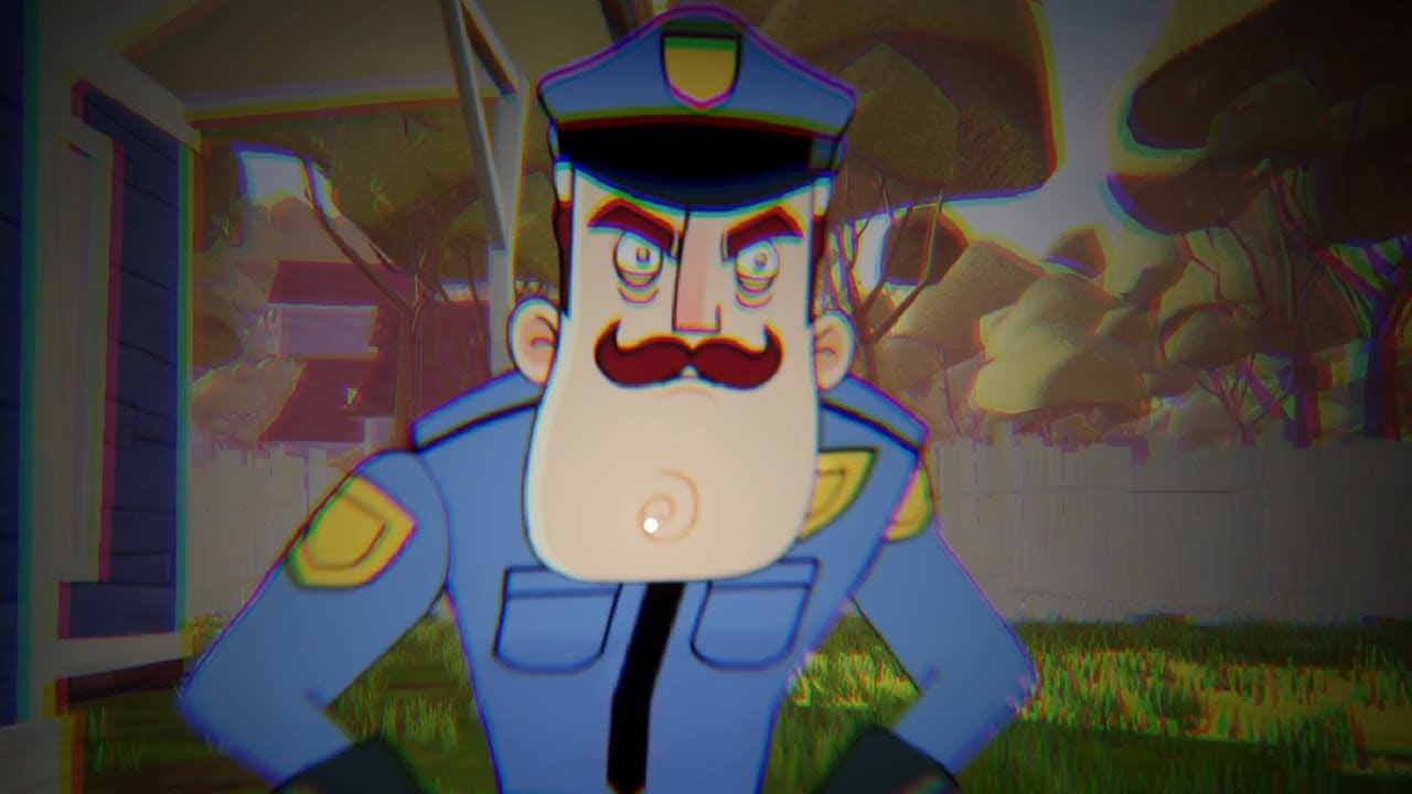 HELLO NEIGHBOR CARTOON COP NEIGHBOR - Hello Neighbor Mod - YouTube