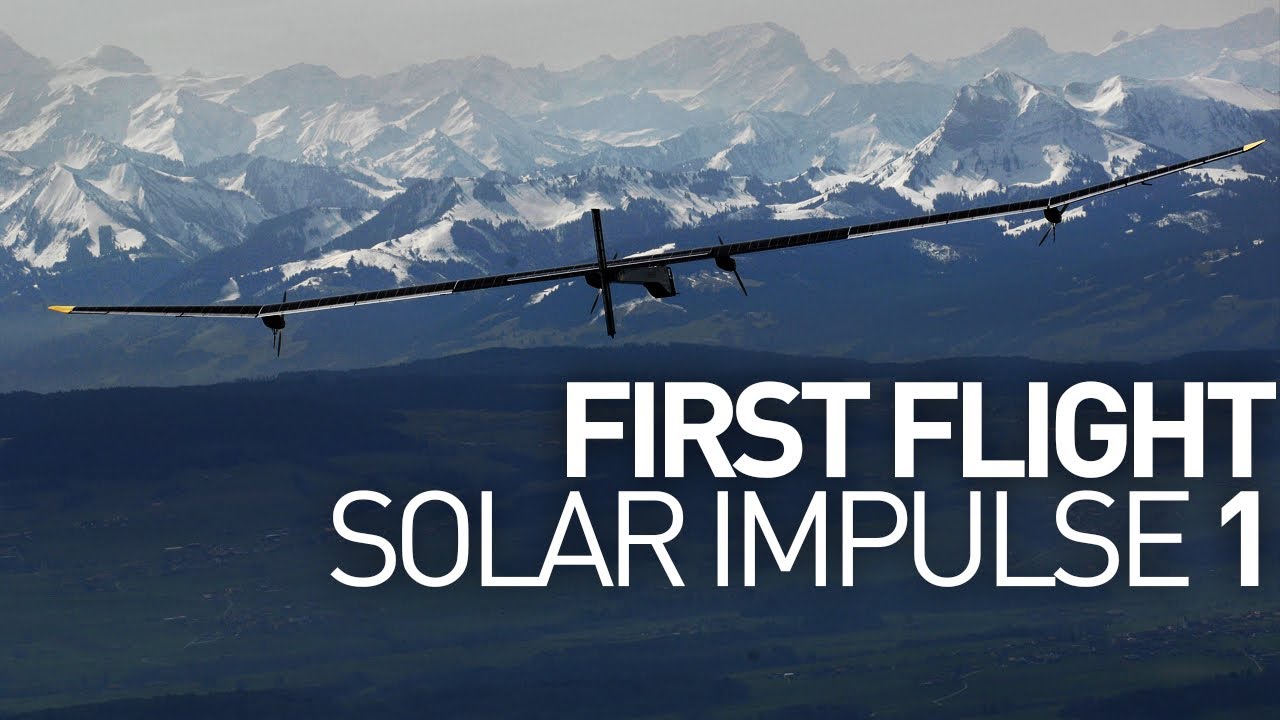 First Flight of Solar Impulse 1 - Take-Off - YouTube