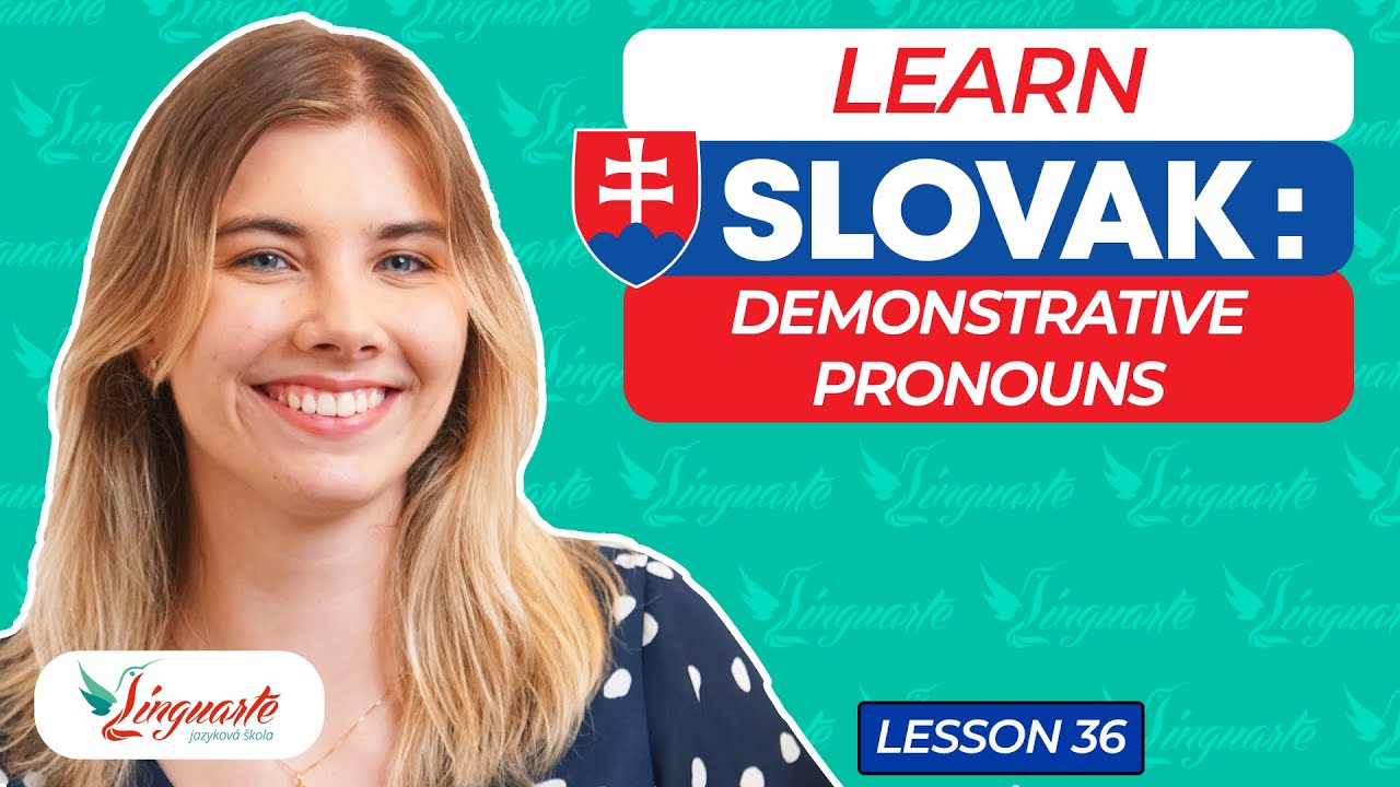 Learn SLOVAK: DEMONSTRATIVE PRONOUNS - YouTube
