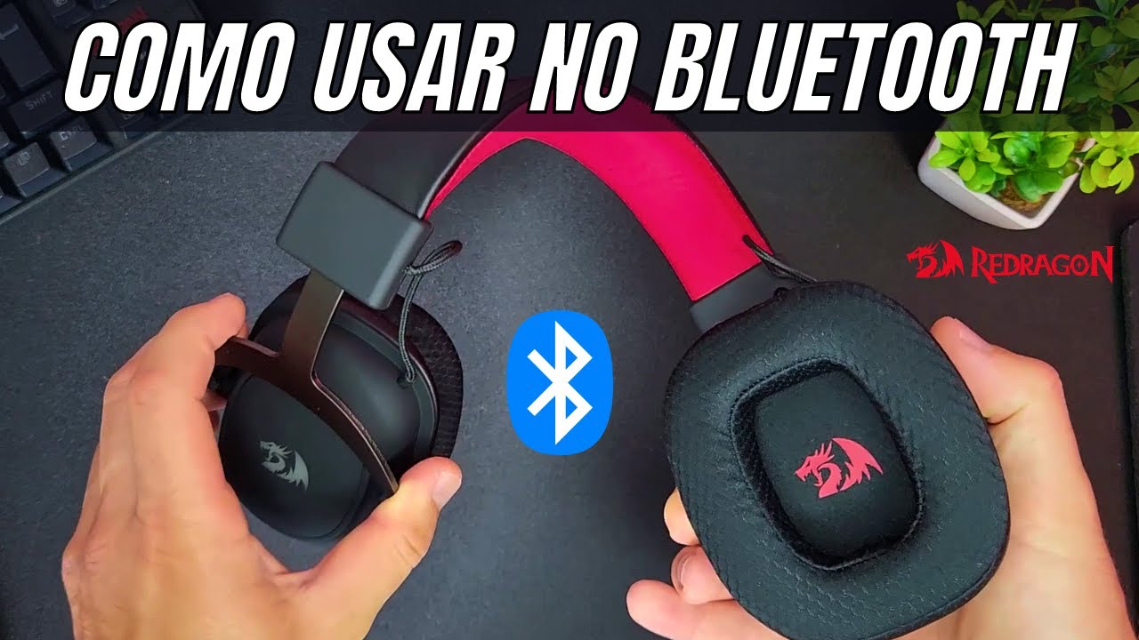 Como Ligar o Bluetooth do Redragon Zeus Pro WIRELESS H510-PRO - YouTube