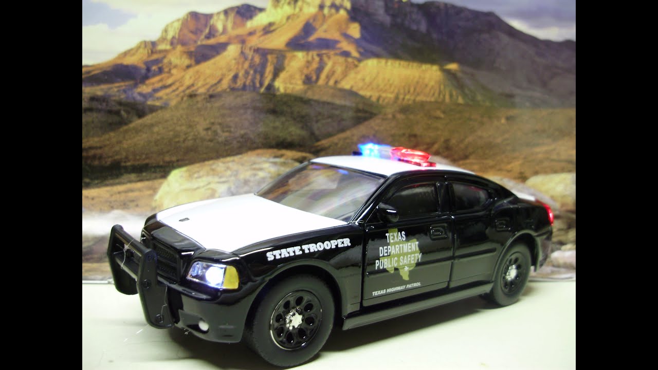 Custom 1:32 scale TEXAS DEPARTMENT OF PUBLIC SAFETY Dodge Charger w ...