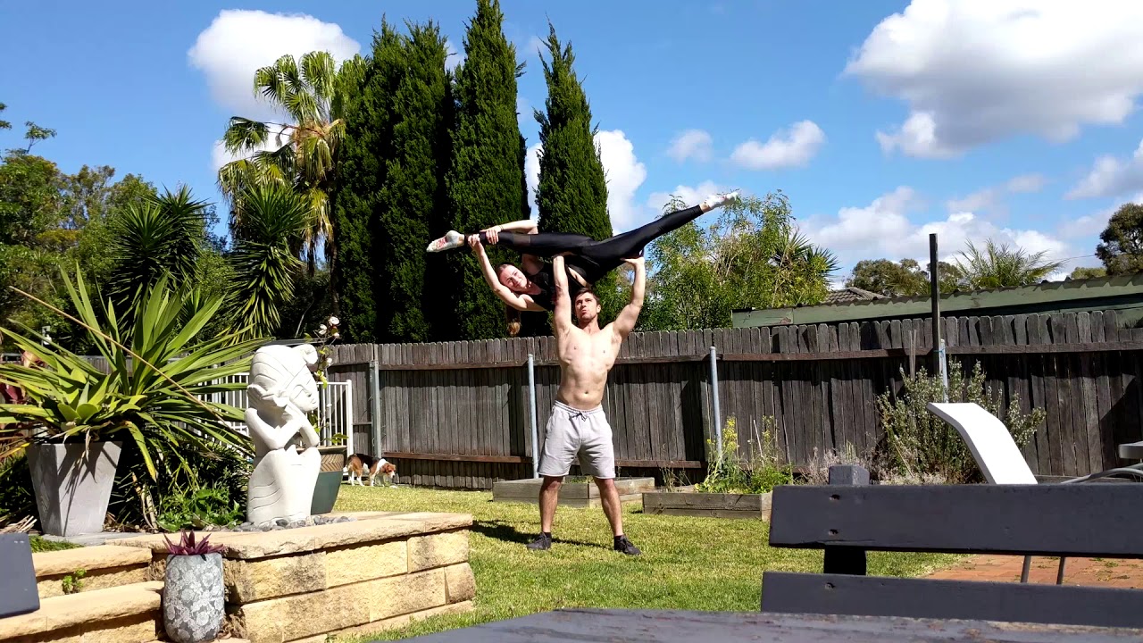 Acrobatic Duo | Adagio Training In Paradise - YouTube