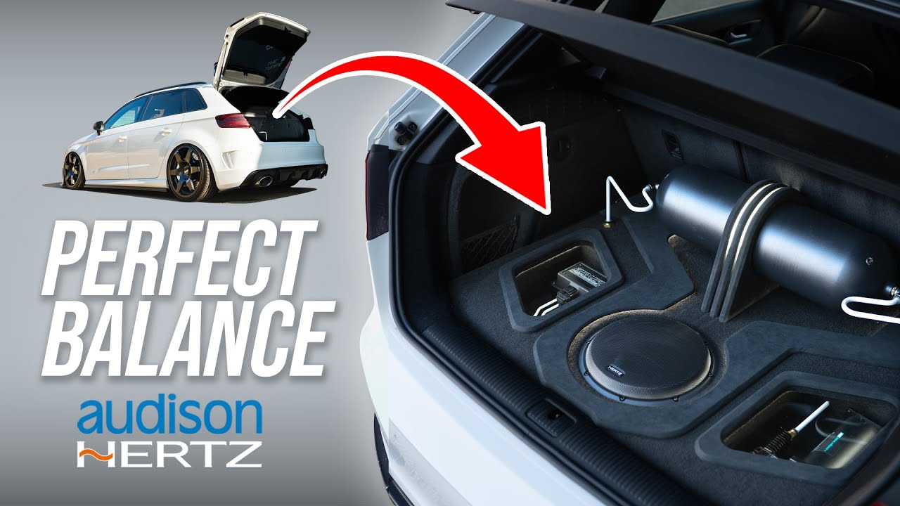 Audi S3 CUSTOM Audio & Airlift Show Boot Build with Rotiform wheels ...