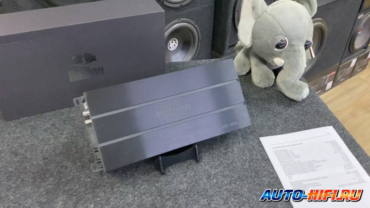 Усилитель мощности Hellion HAM 450.4D - YouTube