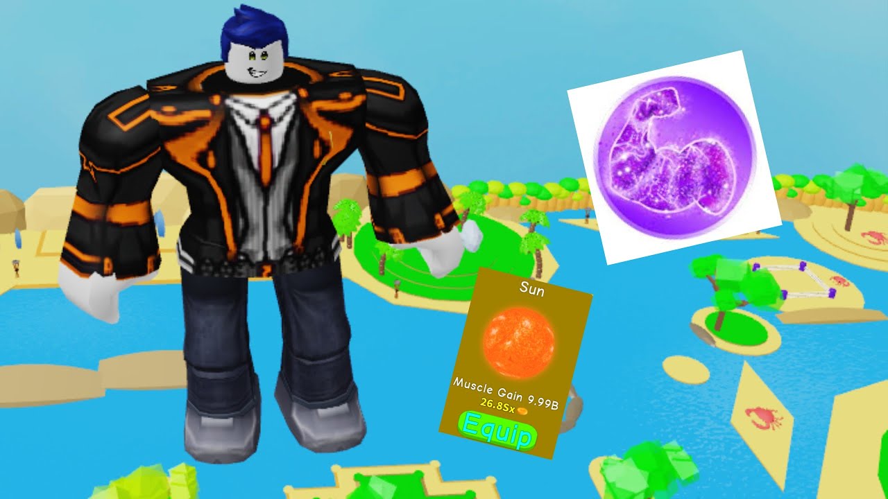 Getting Stage 12 and the Sun!!! Roblox Lifting Simulator - YouTube