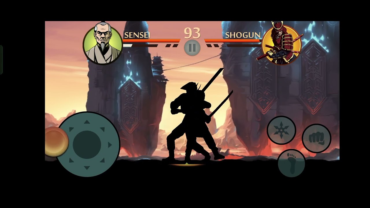 Defeating Shogun in past Sensei Shadow fight 2 TechnoPath - YouTube