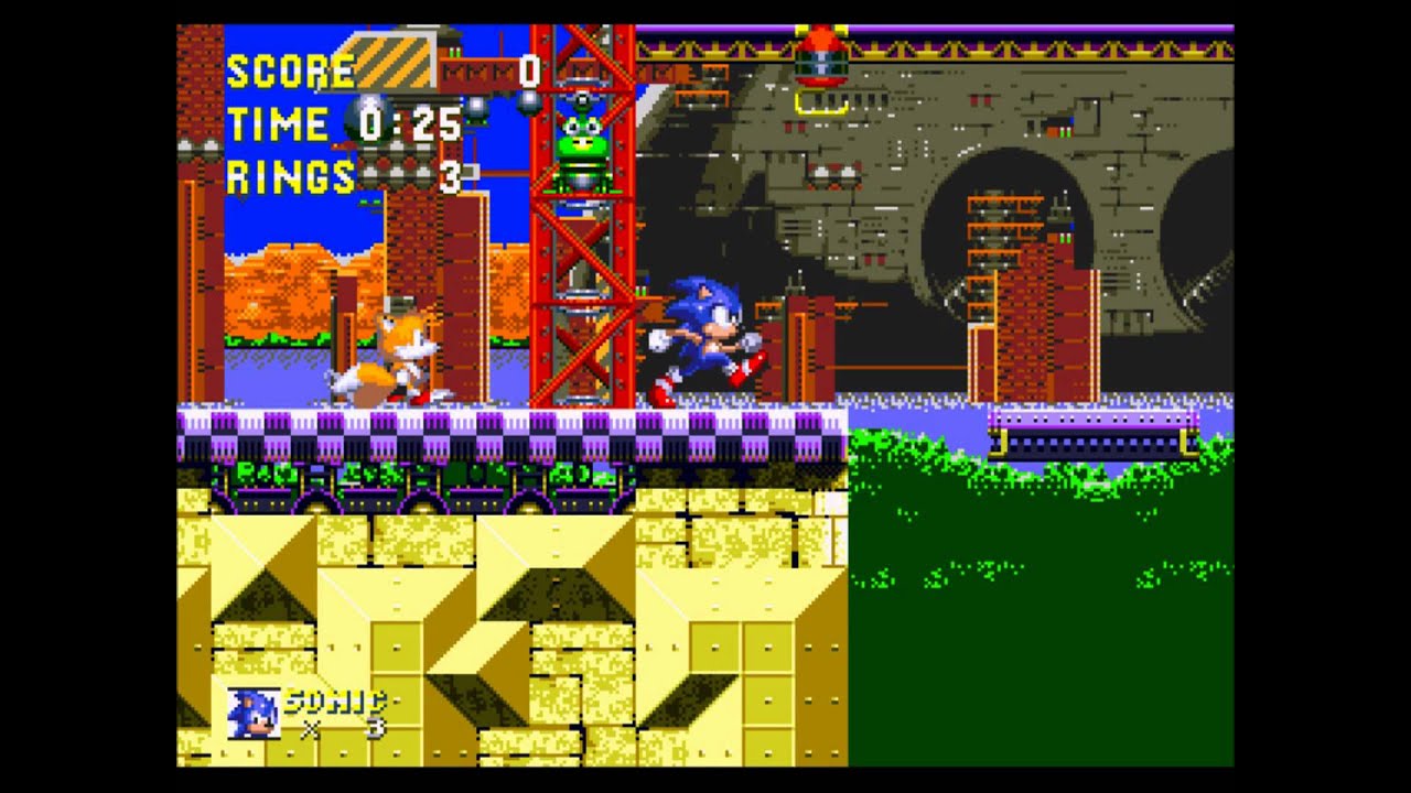 Sonic 3 Launch Base Zone Act 1 Remastered (2011) - YouTube