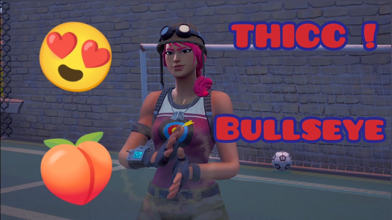 Bullseye Is Thicc Fortnite Booty Showcase Youtube