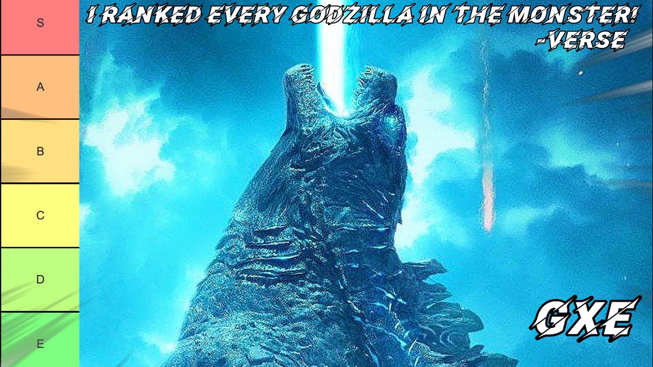 I ranked Every Godzilla Form from the monster-verse! - YouTube