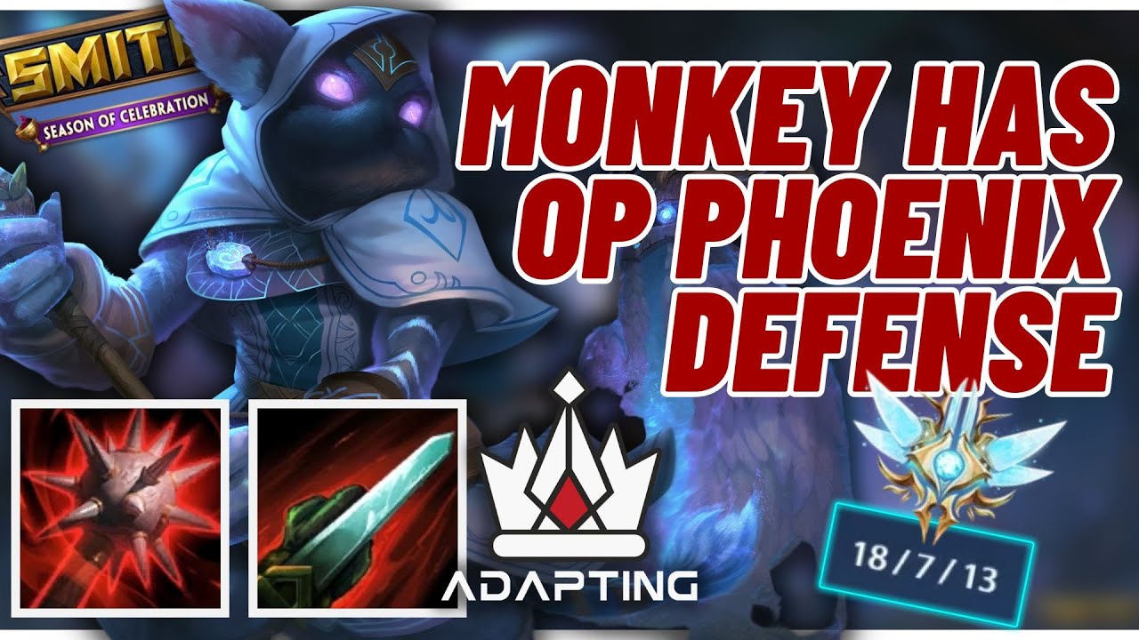 MONKEY HAS OP PHOENIX DEFENSE - Hun Batz GM Ranked Conquest Jungle Pro ...