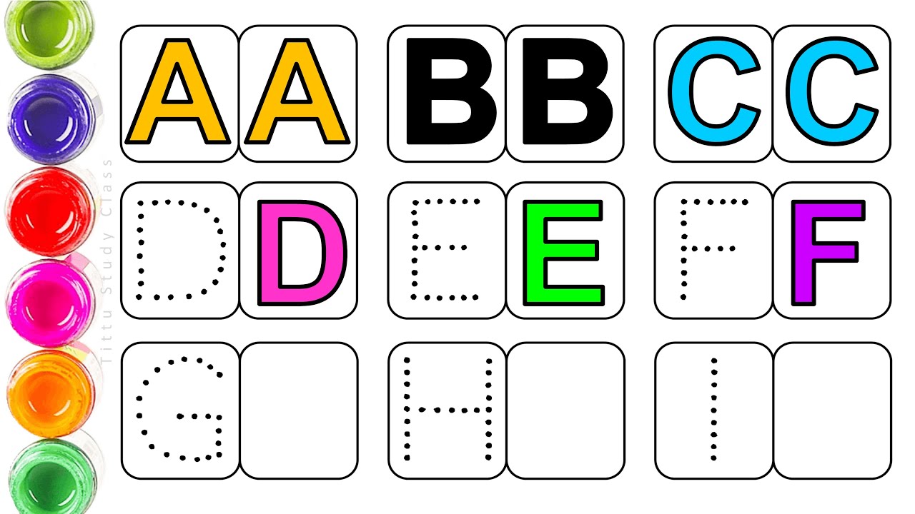 english alphabets a se z tak | english mein alphabet | abcd z tak ...