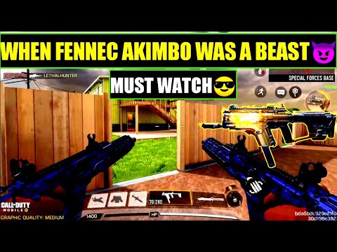When Fennec Akimbo Was A Beast CODM | Fennec Akimbo Before Nerf Cod ...