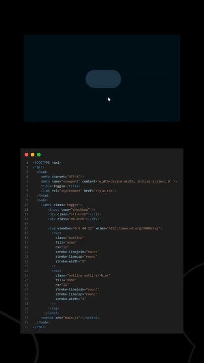 Toggle Using Html Css And Javascript 😋😎 Css Html Coding Youtube 