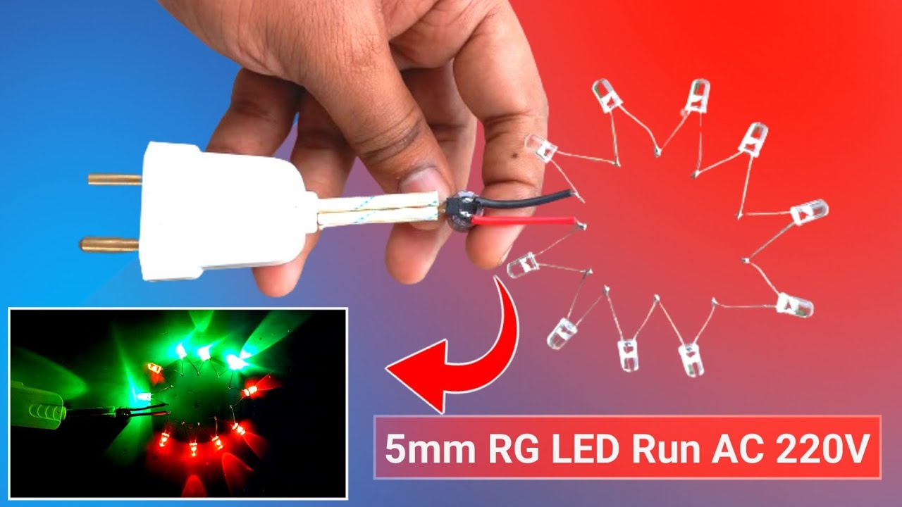 5mm RG LED Run AC 220V |@Lighting Tips - YouTube