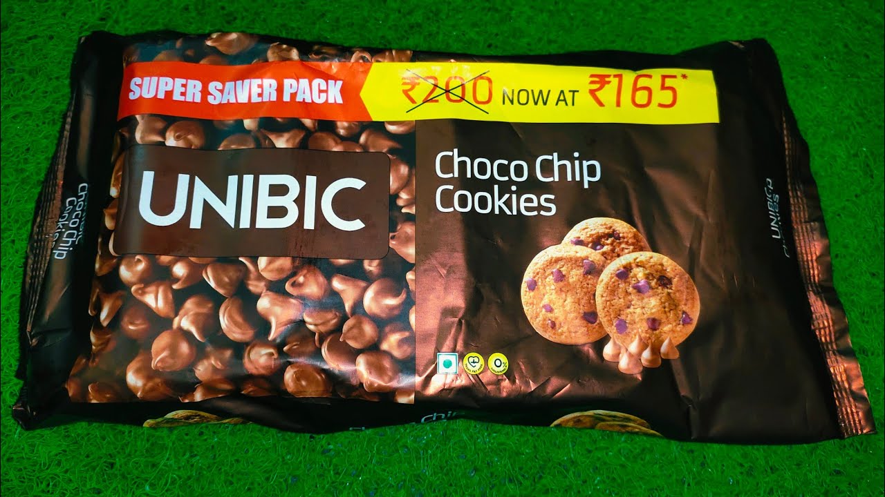 unibic choco chip cookies unboxing and review | Chatpat food tv - YouTube