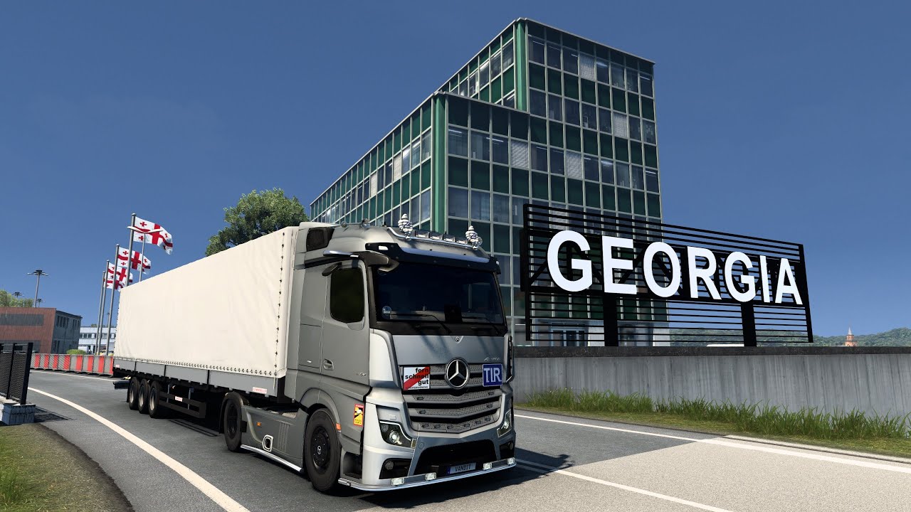 ETS2 1.46 * AZGE - Project Caucasus - Tiflis to Baku to Makhachkala ...