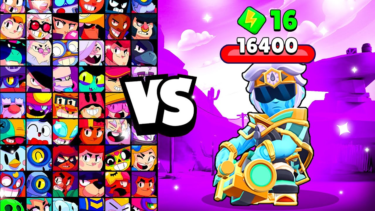 EQUILIBRIUM BUSTER vs ALL BRAWLERS! With 16 POWER-UPs! | Brawl Stars ...