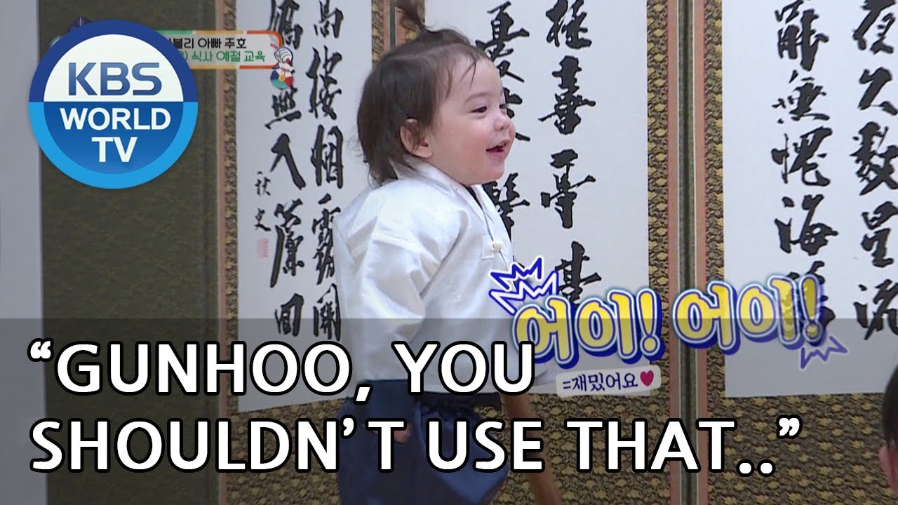 Un oh..Gunhoo is making a mess!! [The Return of Superman/2019.02.10 ...