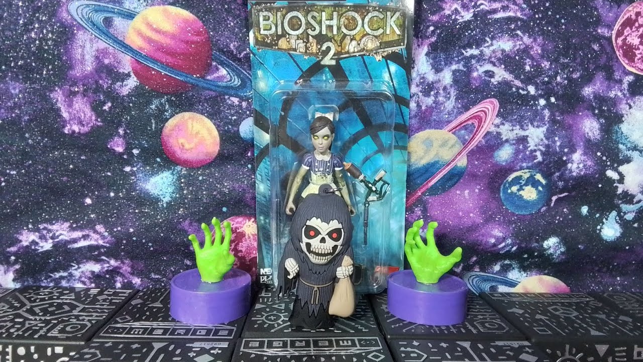 NECA Bioshock Little Sister Zombie & The Spirit of Halloween Reaper ...