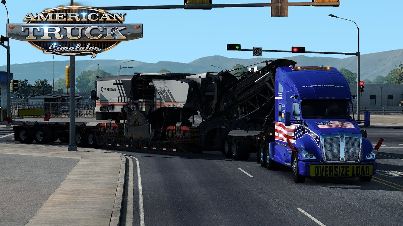 [ATS] Kenworth T680 Oversize Load Sierra Vista ~ Socorro - YouTube
