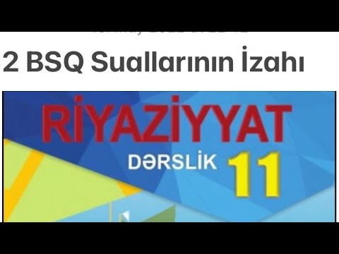 2 BSQ suallarının izahı - 1-ci hissə