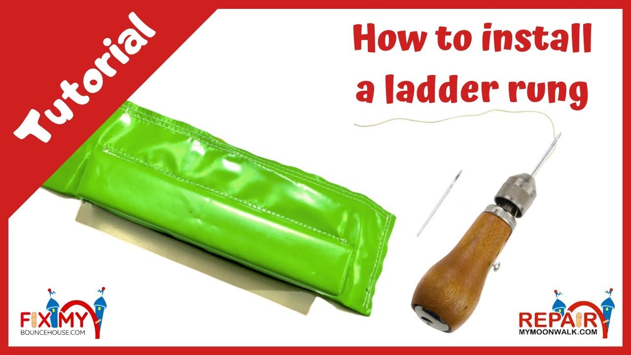 How To Install A Ladder Climb Rung - YouTube