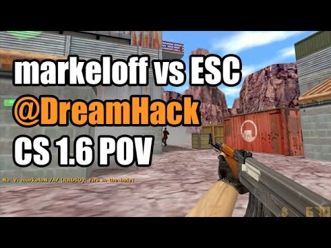 POV: markeloff vs. ESC @DreamHack Na'Vi CS 1.6 Demo