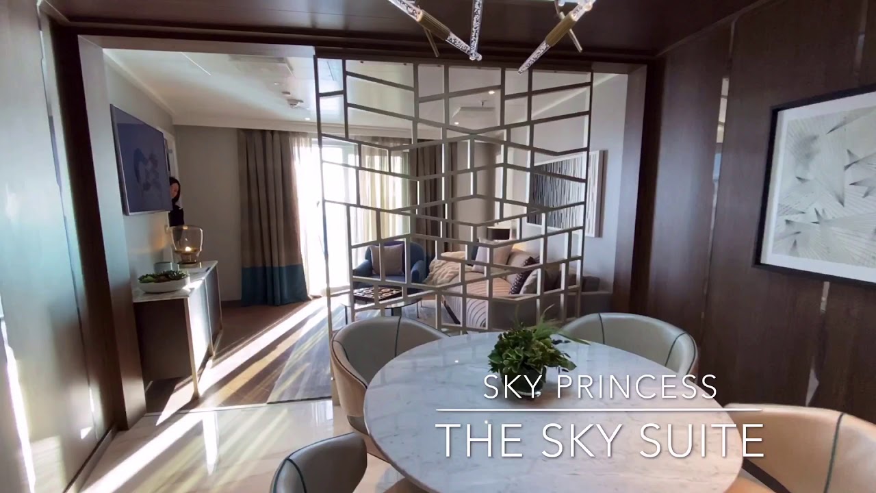 Princess Cruises Sky Suite Cabin Tour - YouTube
