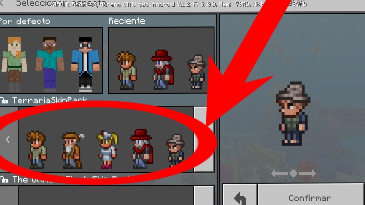 SKIN PACK 1D TERRARIA PARA MINECRAFT PE 1.6 - YouTube