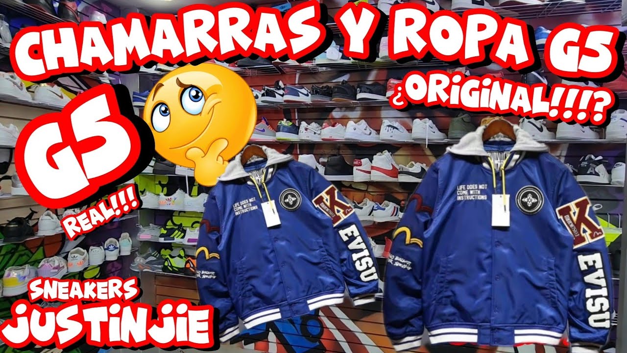 CHAMARRAS Y ROPA G5 REAL SNEAKERS JUSTINJIE PROVEEDOR DIRECTO DE CHINA ...
