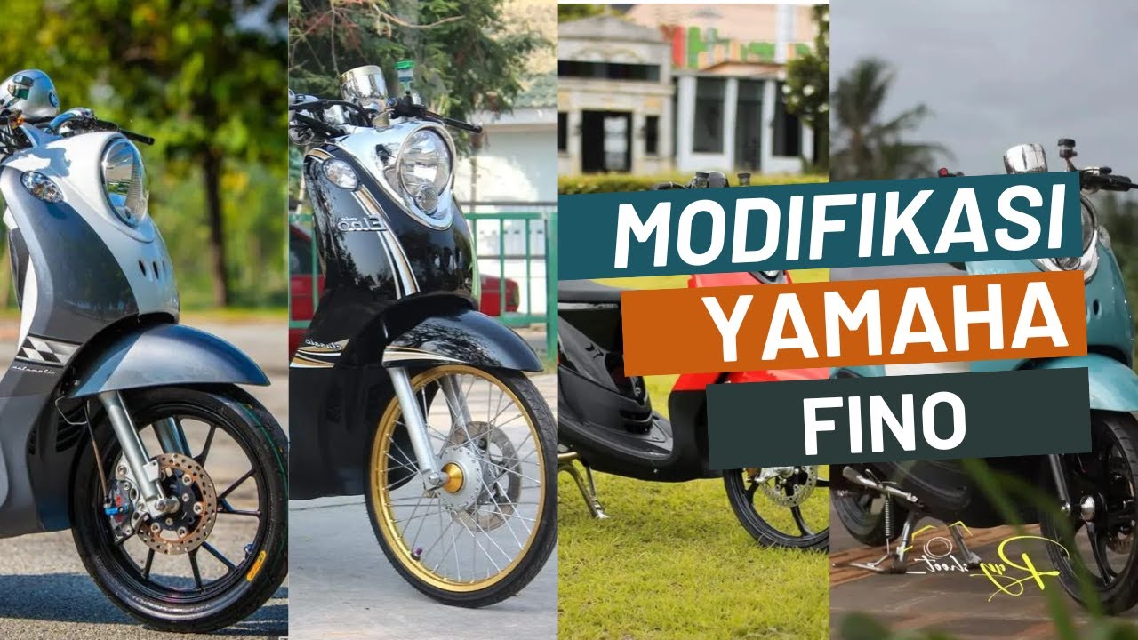 Modifikasi motor Fino Thailook style - YouTube
